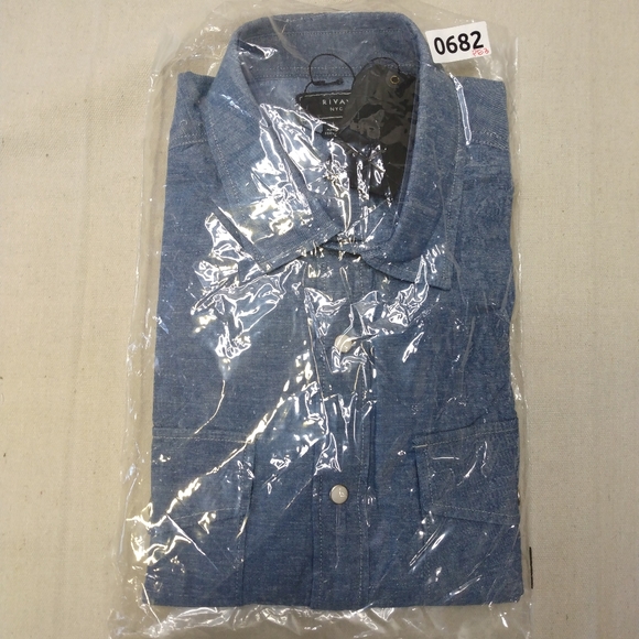 Rivay NYC | Shirts | Rivay Nyc Harrison Western Shirt In Chambray ...